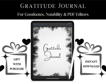 Gratitude Journal Digital Journal iPad Journal - Etsy