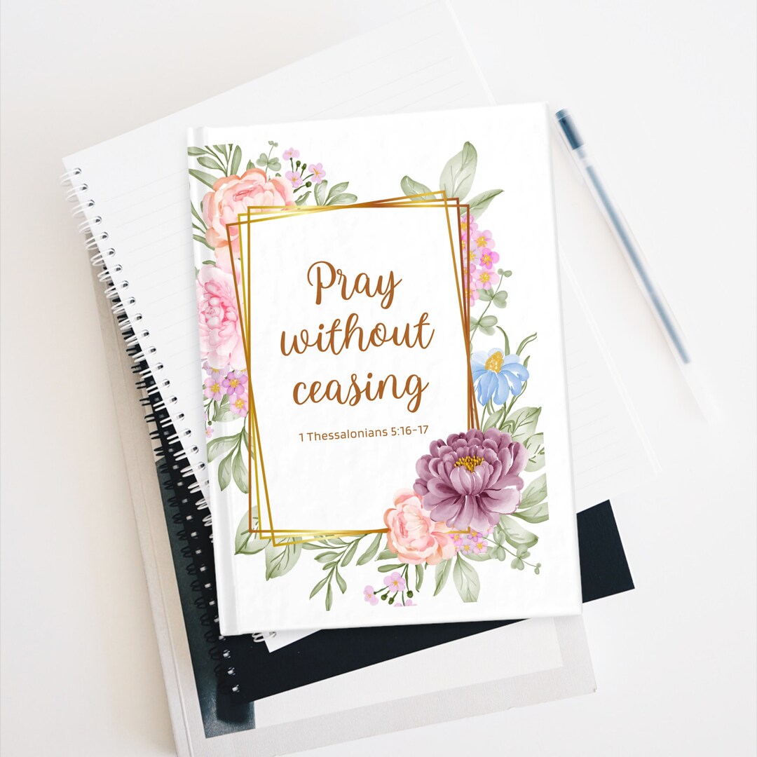 Prayer Journal, Pray Without Ceasing - Etsy
