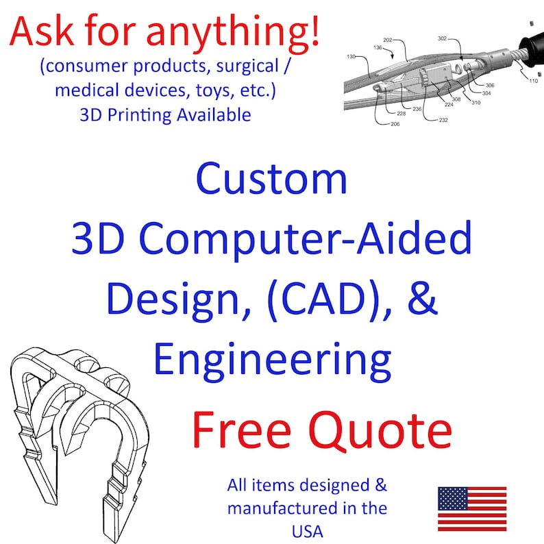 Custom 3D Computer-aided Design (CAD) & Engineering - Etsy