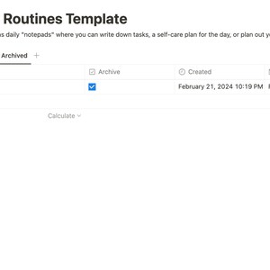Simple Daily Routines Notion Template | Digital Notion Templates - Etsy