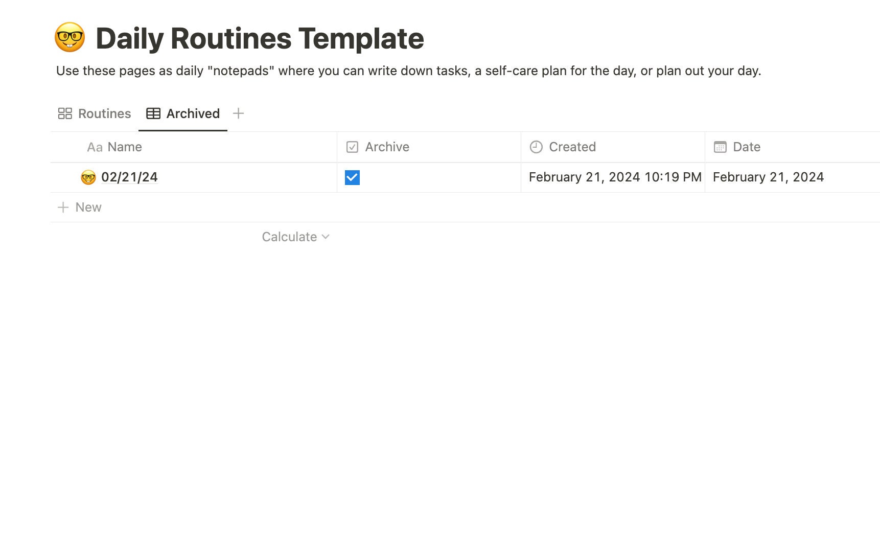 Simple Daily Routines Notion Template | Digital Notion Templates - Etsy