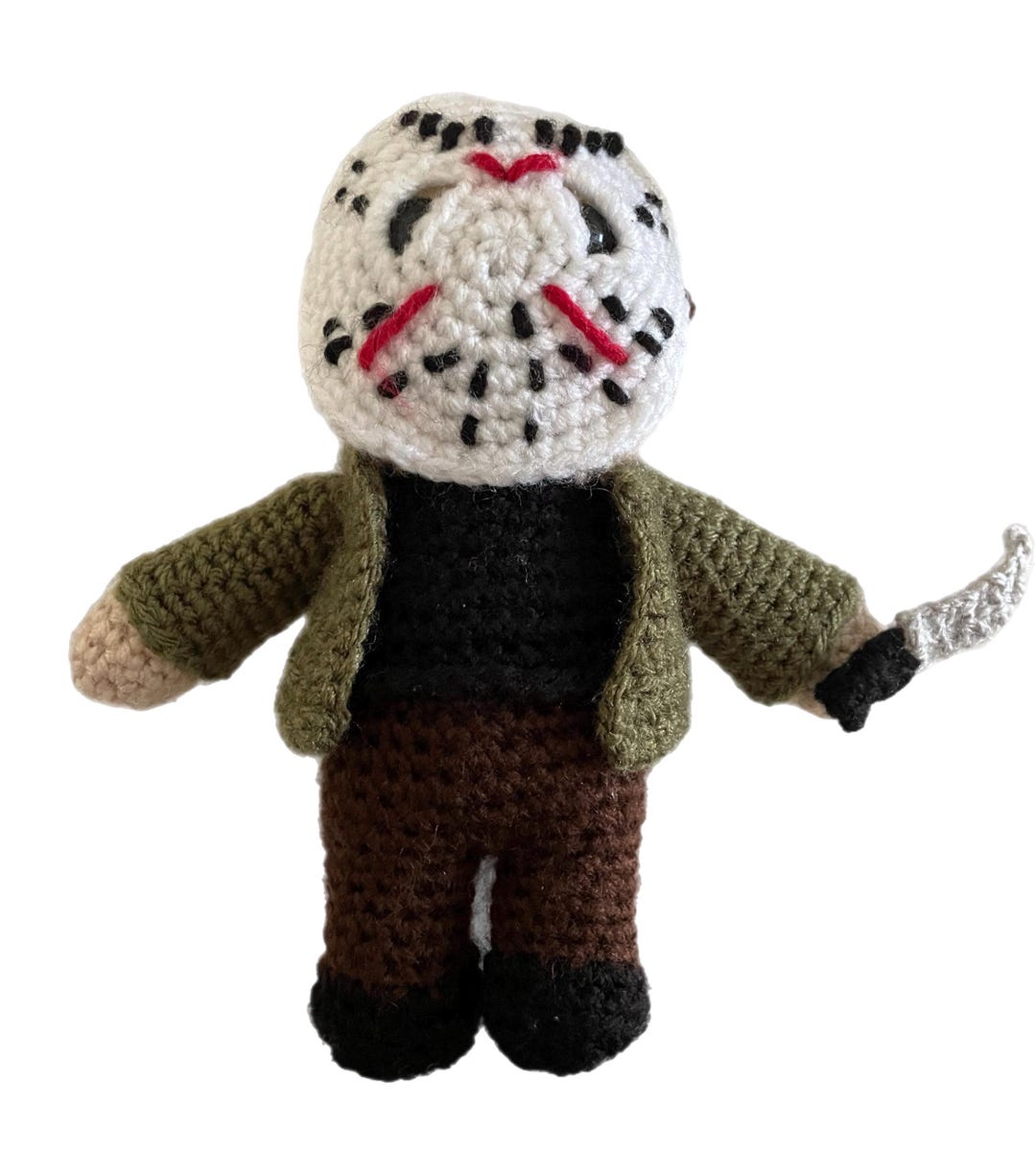 Jason Voorhees Crocheted Plushie Stuffed Toy - Etsy