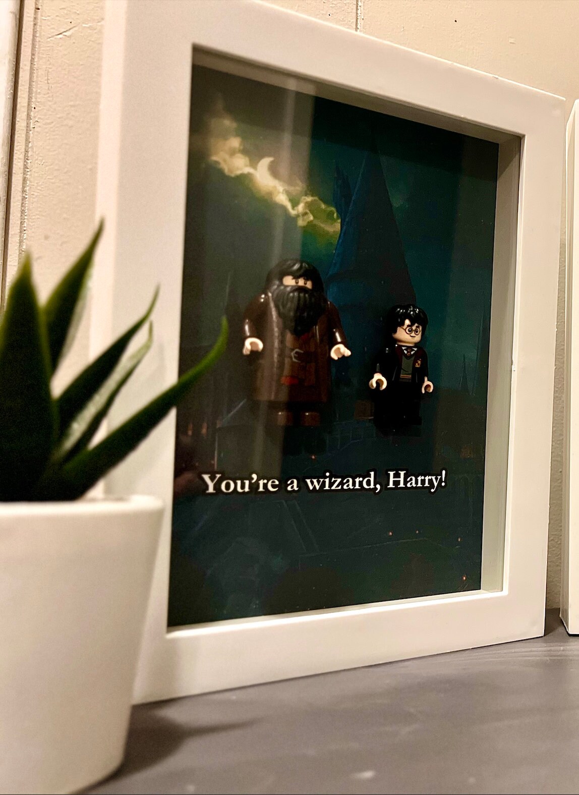 Harry Potter Lego Shadow Box Framed Art - Etsy