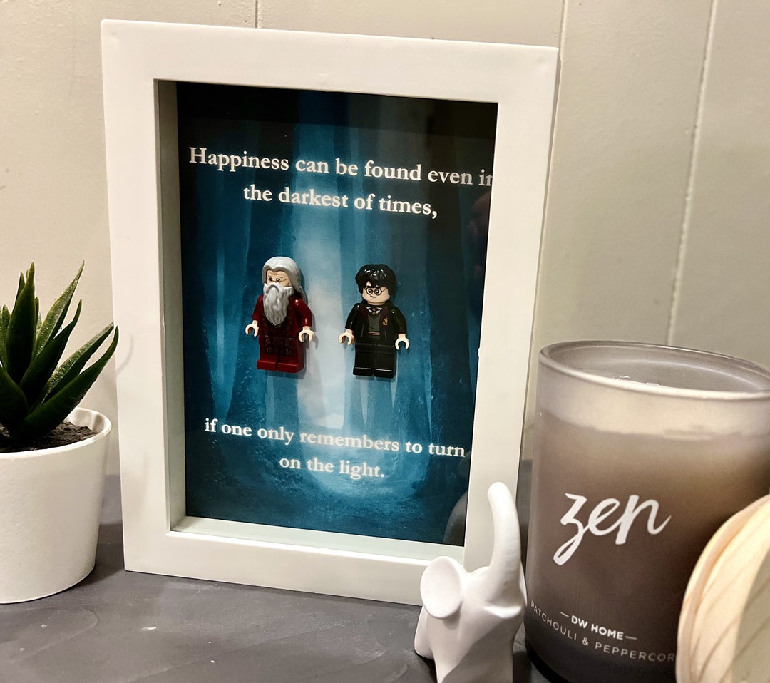 Harry Potter Lego Shadow Box Framed Art - Etsy
