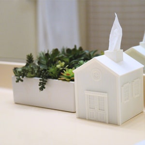 Pink Tissue Box House (tissue Box Cover, Living Room, Bedroom, Bathroom ...