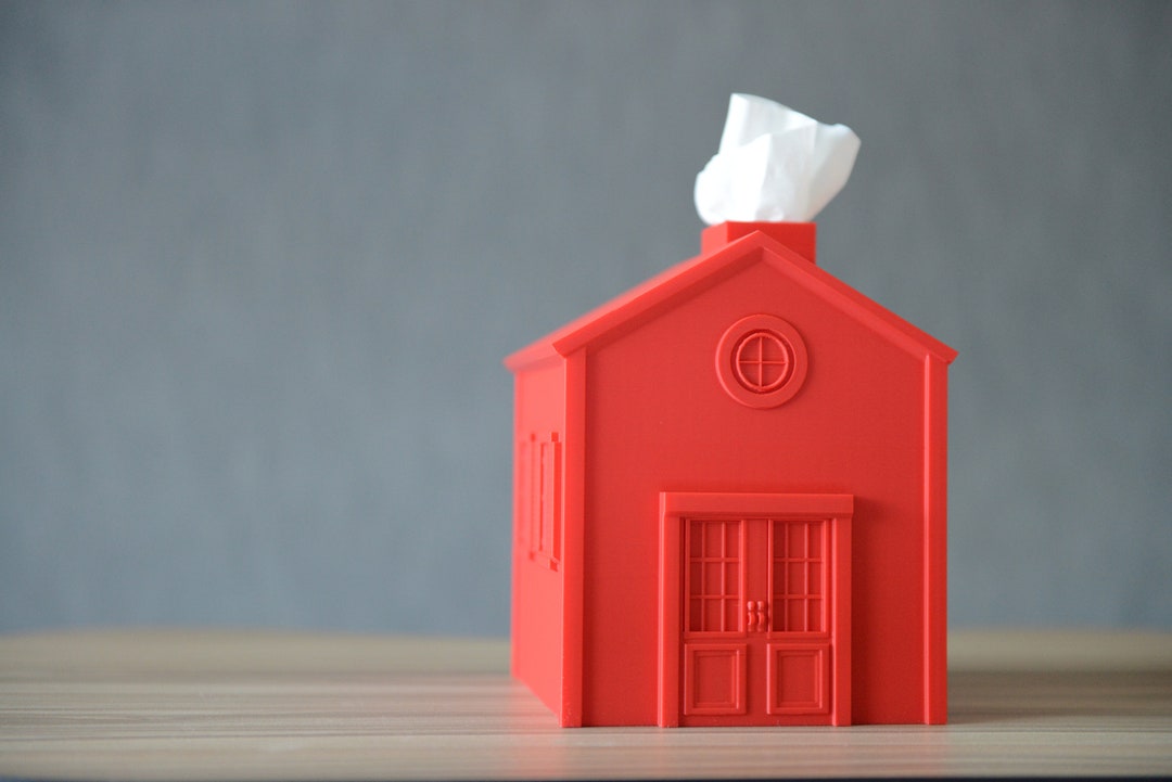 Red Tissue Box Cover - Etsy
