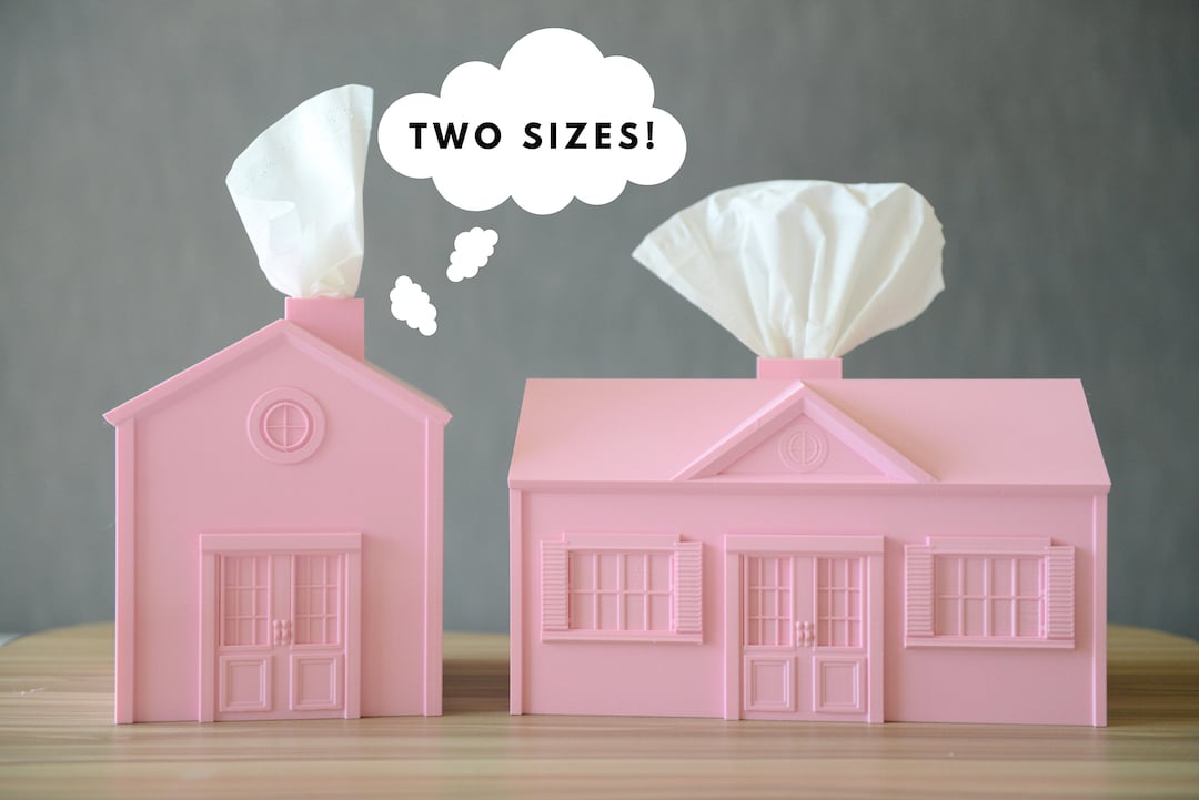 Large Pink Tissue Box House (fits Rectangle Sized Tissues! -great Gift ...