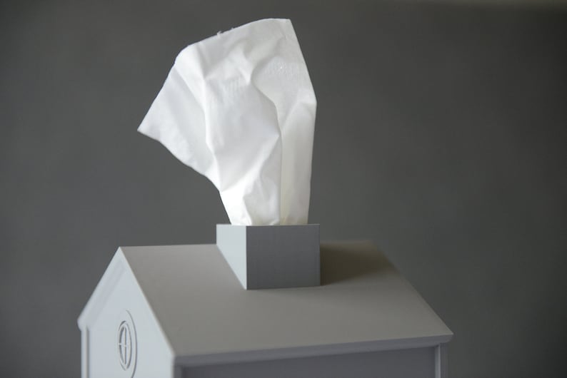 Pink Tissue Box House tissue Box Cover, Living Room, Bedroom, Bathroom ...