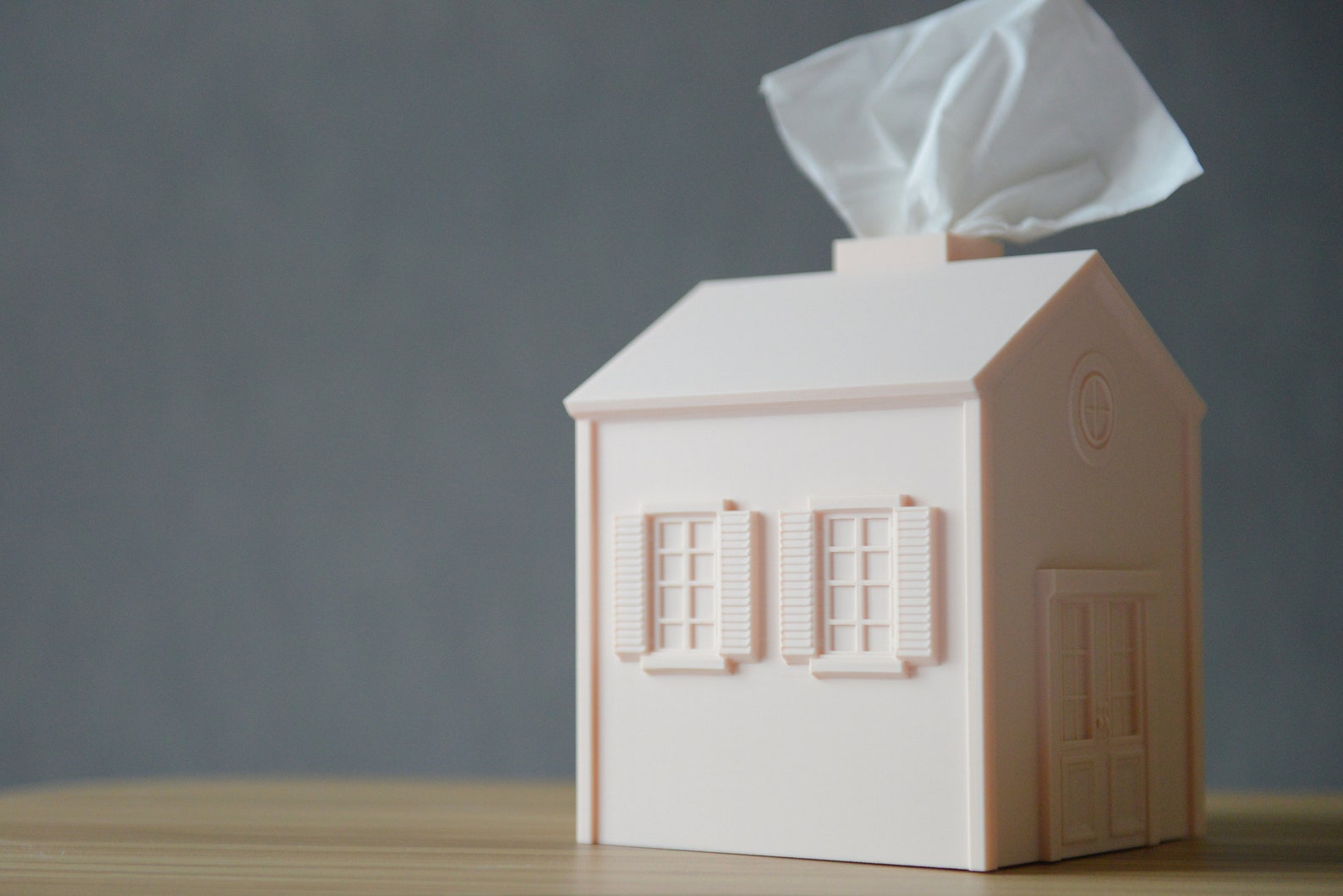 Pink Tissue Box House tissue Box Cover, Living Room, Bedroom, Bathroom ...