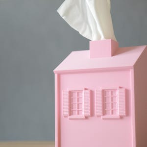 Pink Tissue Box House (tissue Box Cover, Living Room, Bedroom, Bathroom ...