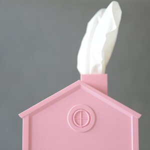 Pink Tissue Box House (tissue Box Cover, Living Room, Bedroom, Bathroom ...