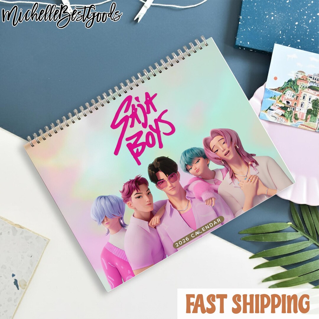 K-pop Demon Hunters 2026 Calendar, Saja Boys Wall Calendar, Saja Boys ...