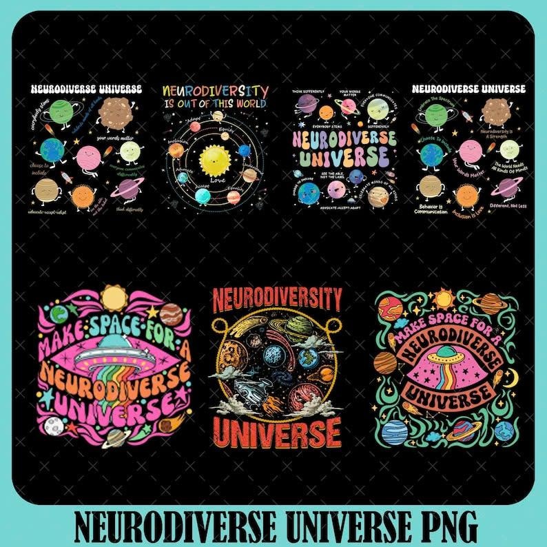 07+ Neurodiverse Universe Png, Special Education Teacher Png, Autism ...