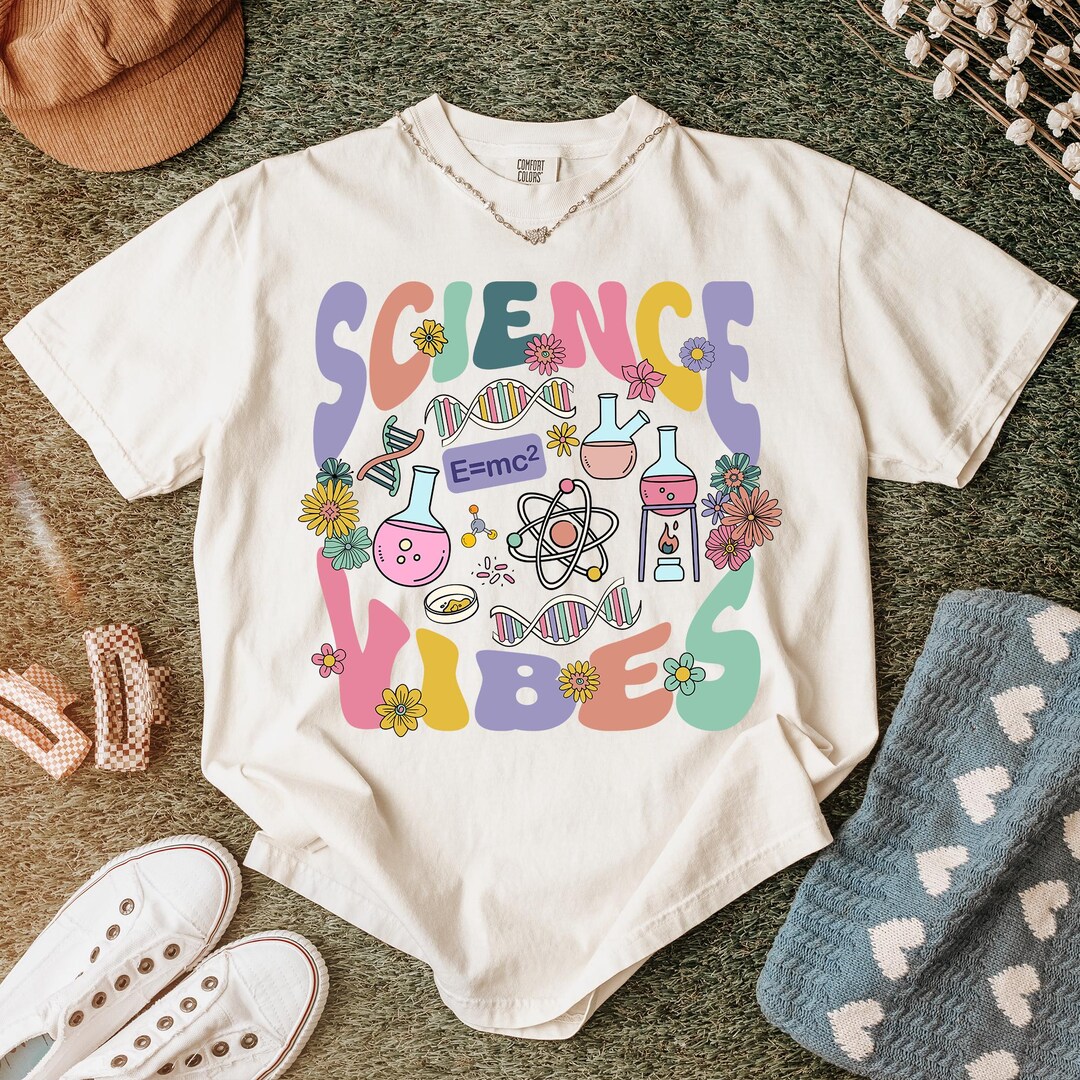 Science Vibes Png, Teacher Science Png, Spring Science, Flower ...