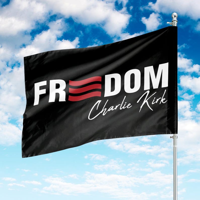Bandera de la Casa de Charlie Kirk, Libertad (Png), Signo de activista ...