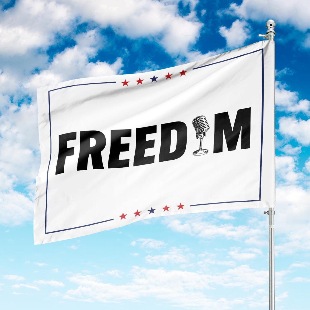 Charlie Kirk Freedom Design With Signature, Patriotic Flag Png, Digital ...