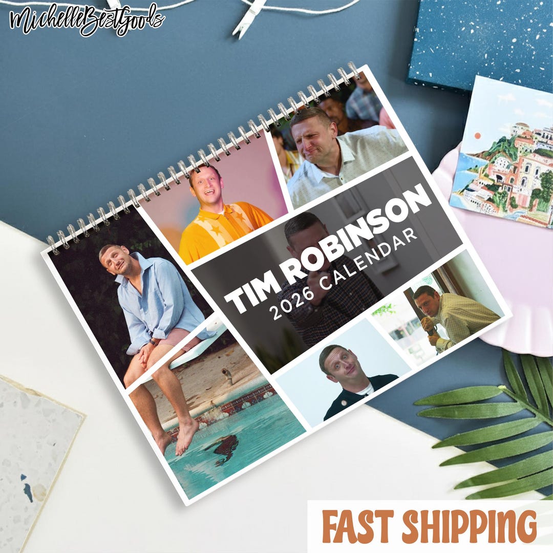 Tim Robinson 2026 Wall Calendar – Funny Fan Calendar & Planner, Unique ...
