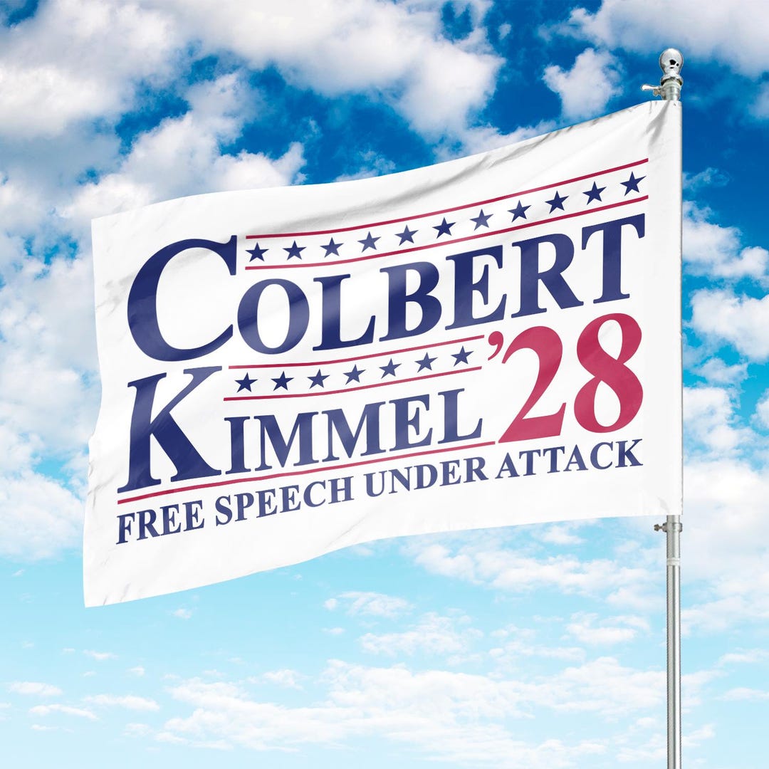 Buy Colbert Kimmel for President 2028 Flag Png, Jimmy Kimmel 2028 Png ...