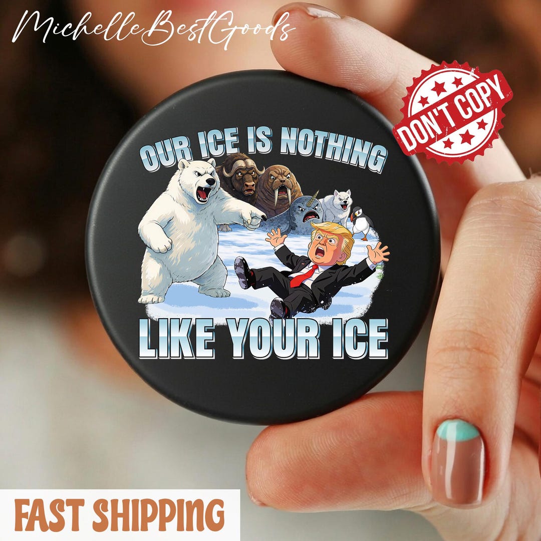 Our Ice is Nothing Like Your Ice Anti Trump Fck Ice Pin Buttons in 3 ...