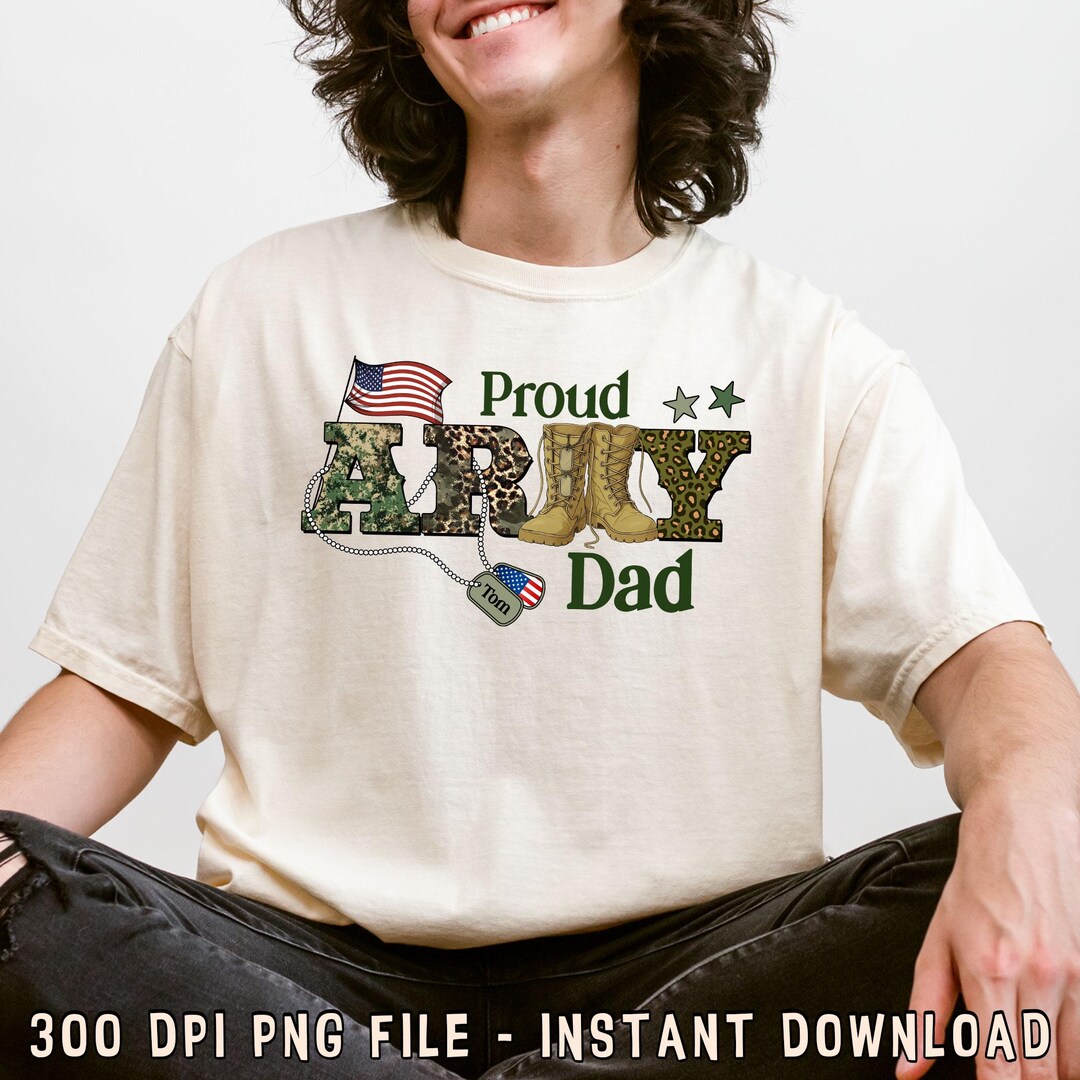 Army Dad Png, Military Dad Png, Camo Army Boots American Flag Png ...