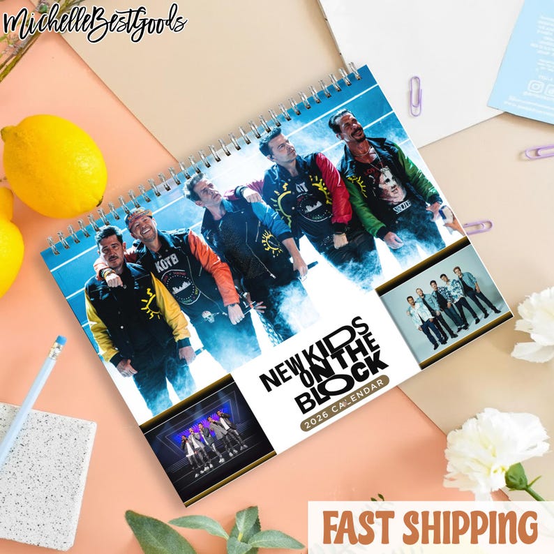 Retro Boys Band 2026 Calendar, Iconic Pop Group Fan Calendar, Music ...