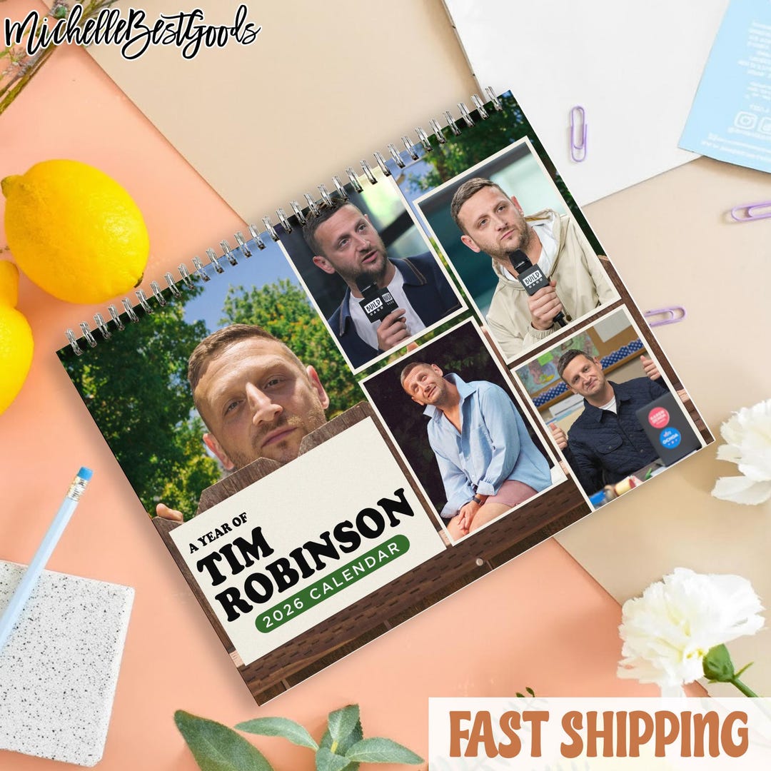 Tim Robinson 2026 Wall Calendar – Funny Fan Calendar & Planner, Unique ...