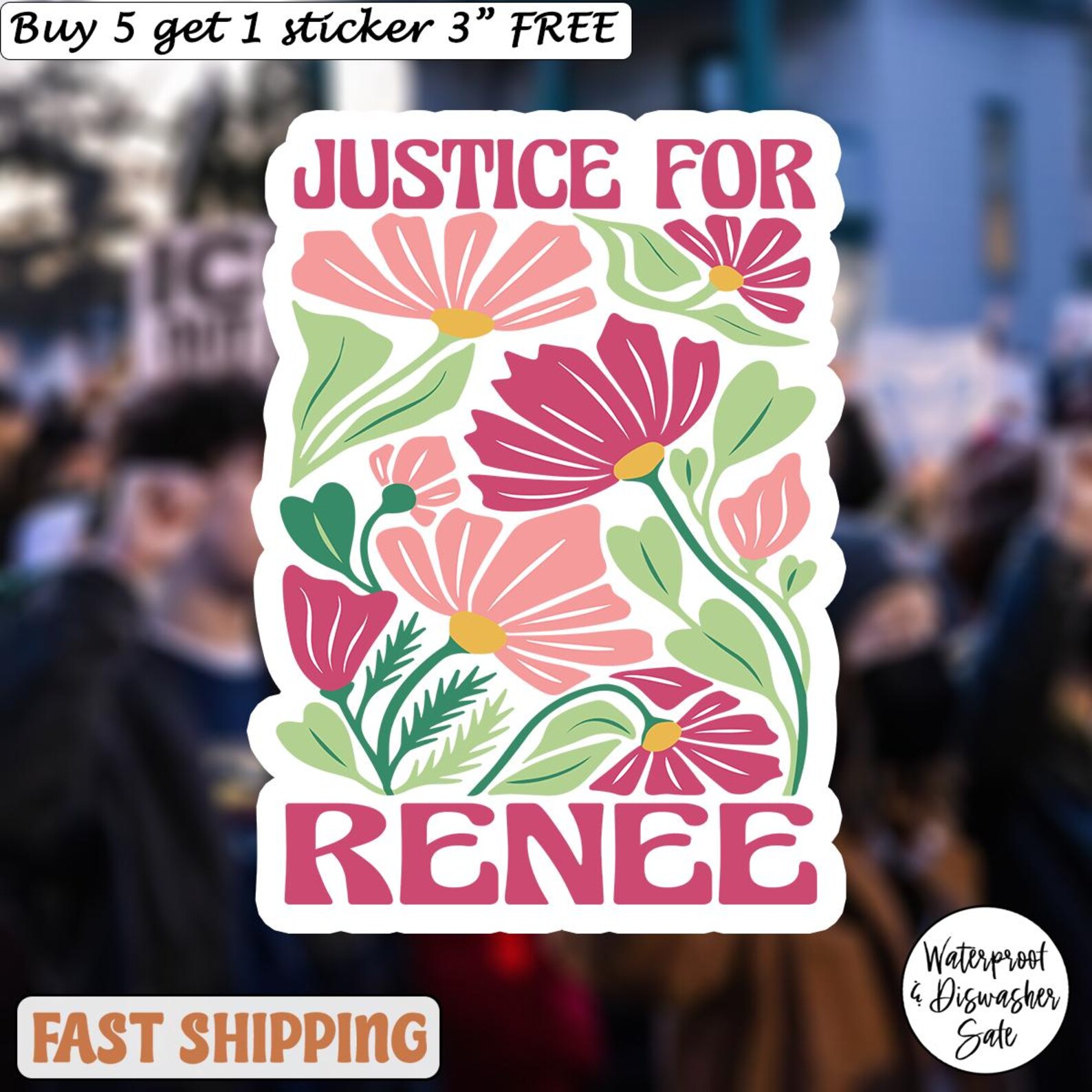 Justice for Renee Sticker/magnet, Justice for Goodness Sticker, Rip ...