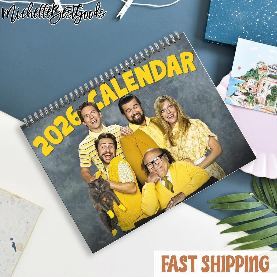 Funny Comedy Cast 2026 Calendar, Vintage Sitcom Style Wall Calendar ...