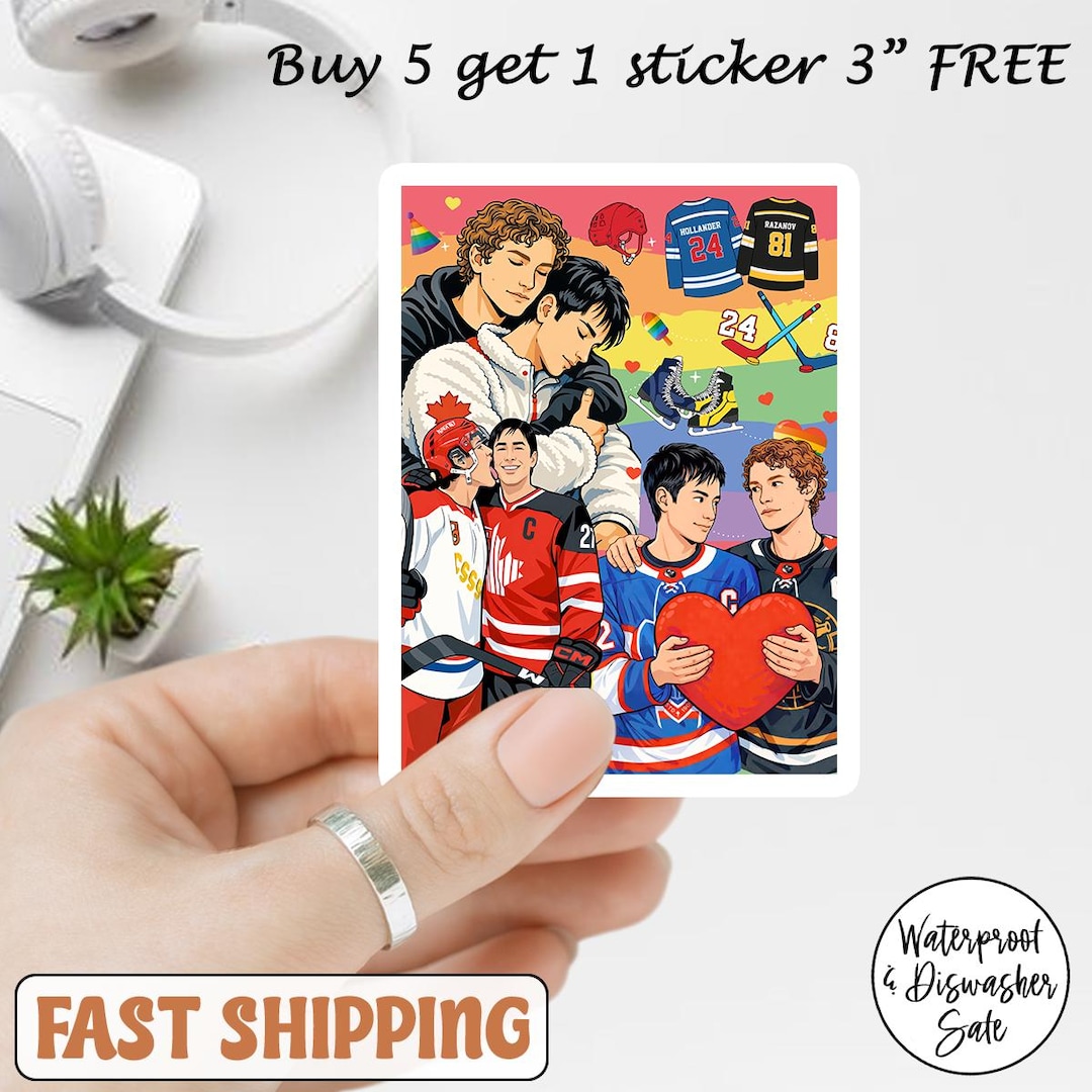 Heated Rivalry Sticker, Funny Laptop Decal, Cool Stickers & Magnets - Etsy