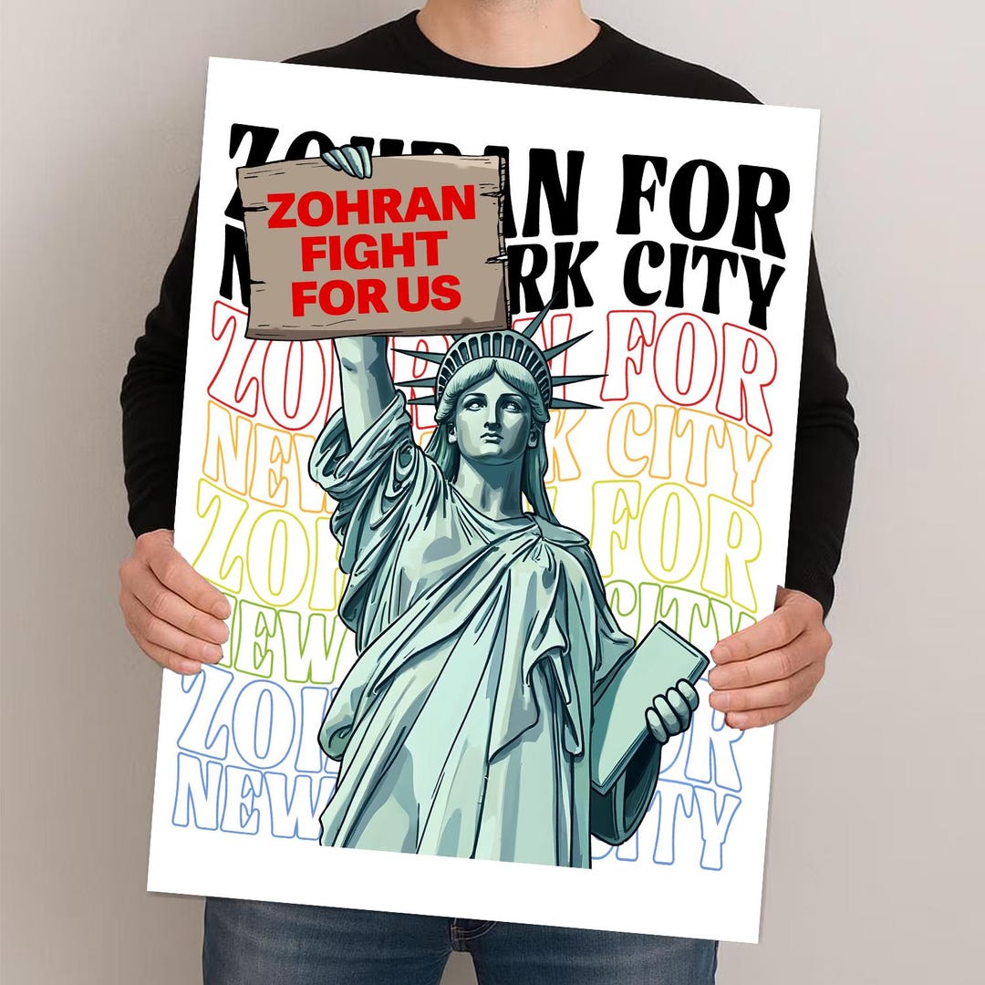 Hot Girls for Zohran Sign Printable, Zohran for NYC, Zohran Mamdani ...