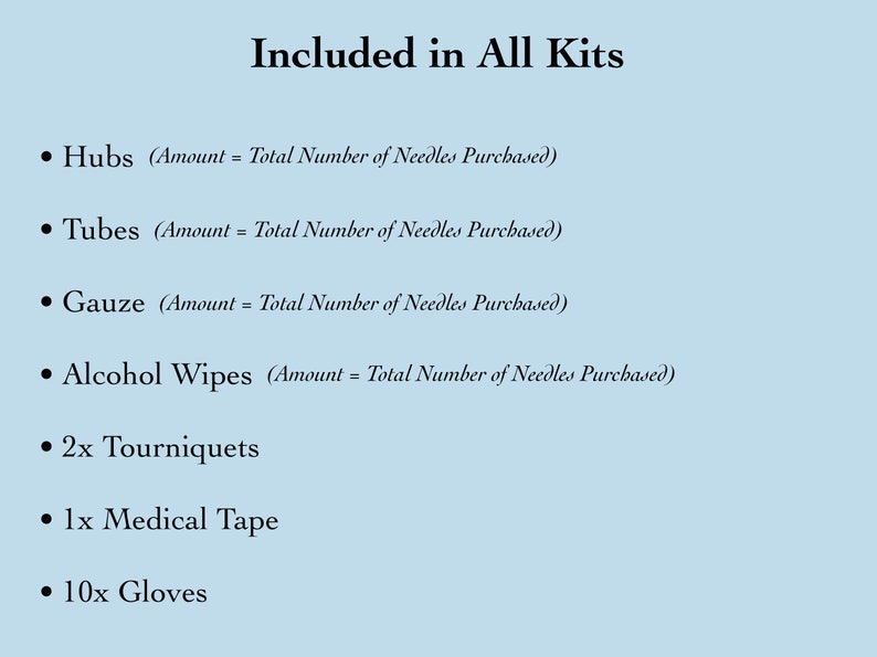 Custom Phlebotomy Kit Butterfly Needle Big Phlebotomy Kit Phlebotomy ...