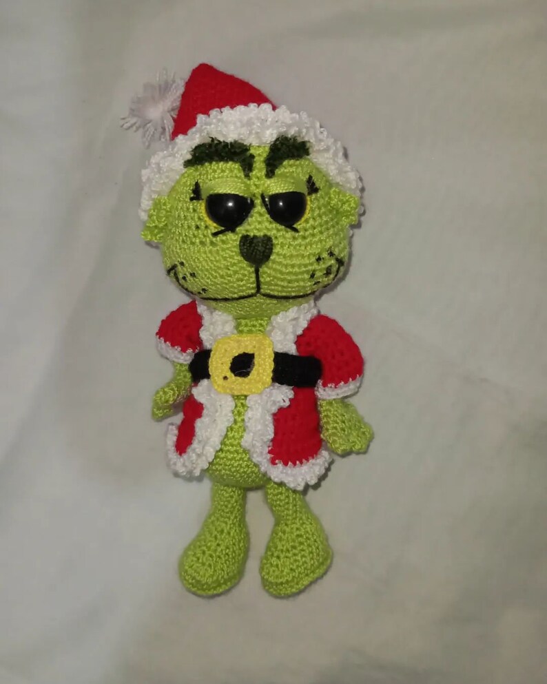 Grinch Crochet Pattern Amigurumi PDF Chirstmas Grinch - Etsy