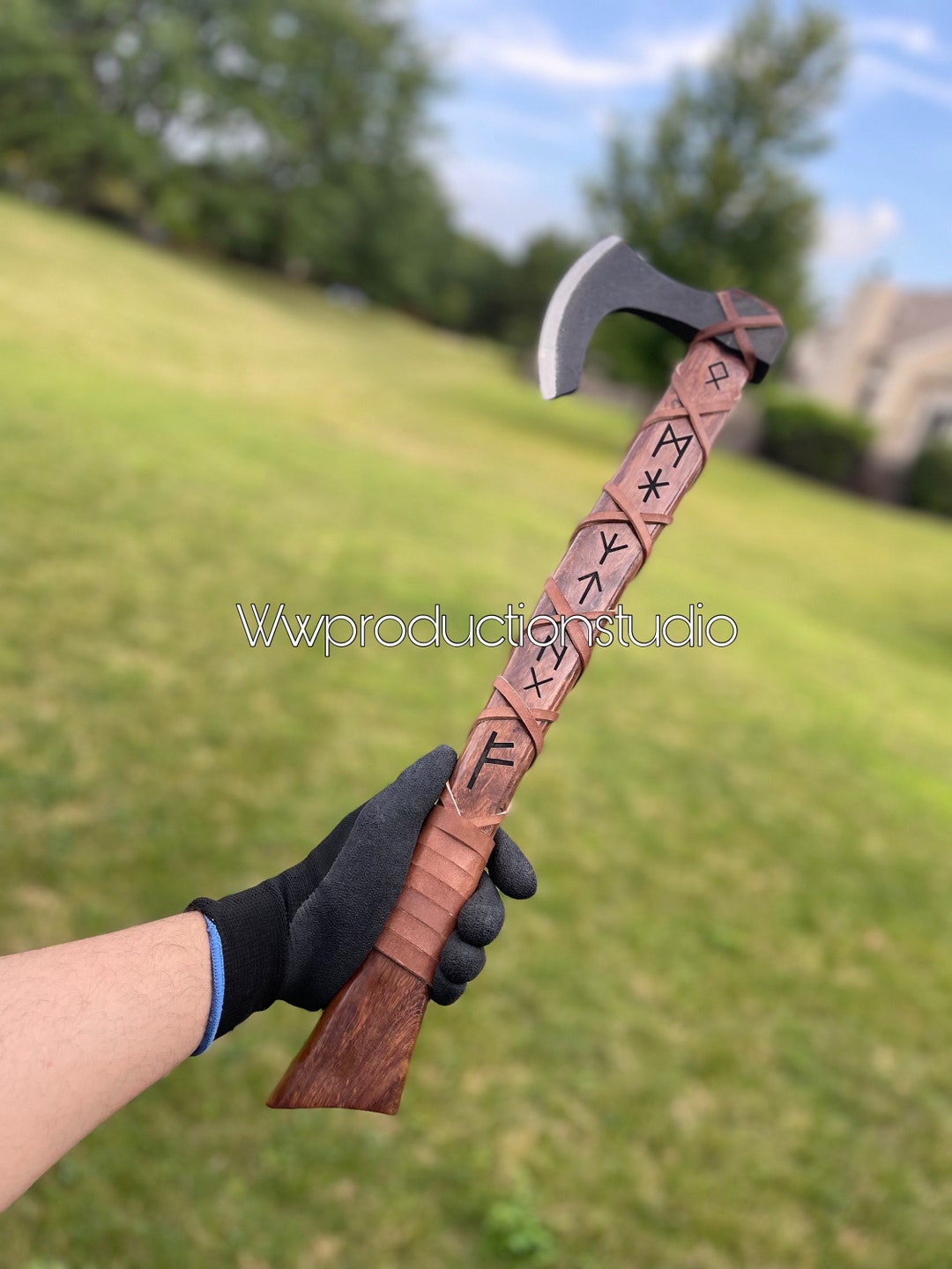 Vikings Ragnars Axe 22 Axe Hand Forged Battle Axe Lagertha Warrior Axe ...