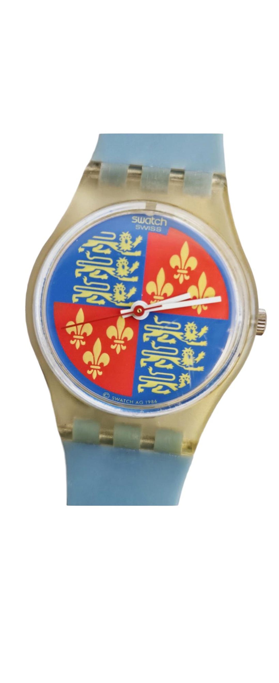 Rare, Pre-owned 1986 Womens Swatch Watch in Excellent Working Condition ...