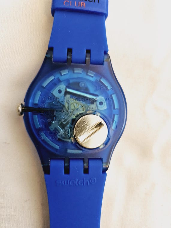 2012 All Blue Mens Swatch Watch, Key Hole Face, Pre-O… - Gem