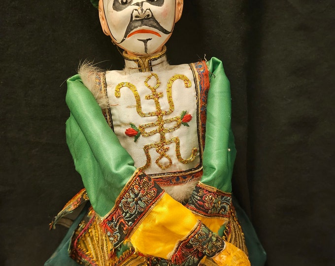 Rare Antique, Early 19th Century, Chinese Peking Opera Marionette Doll ...