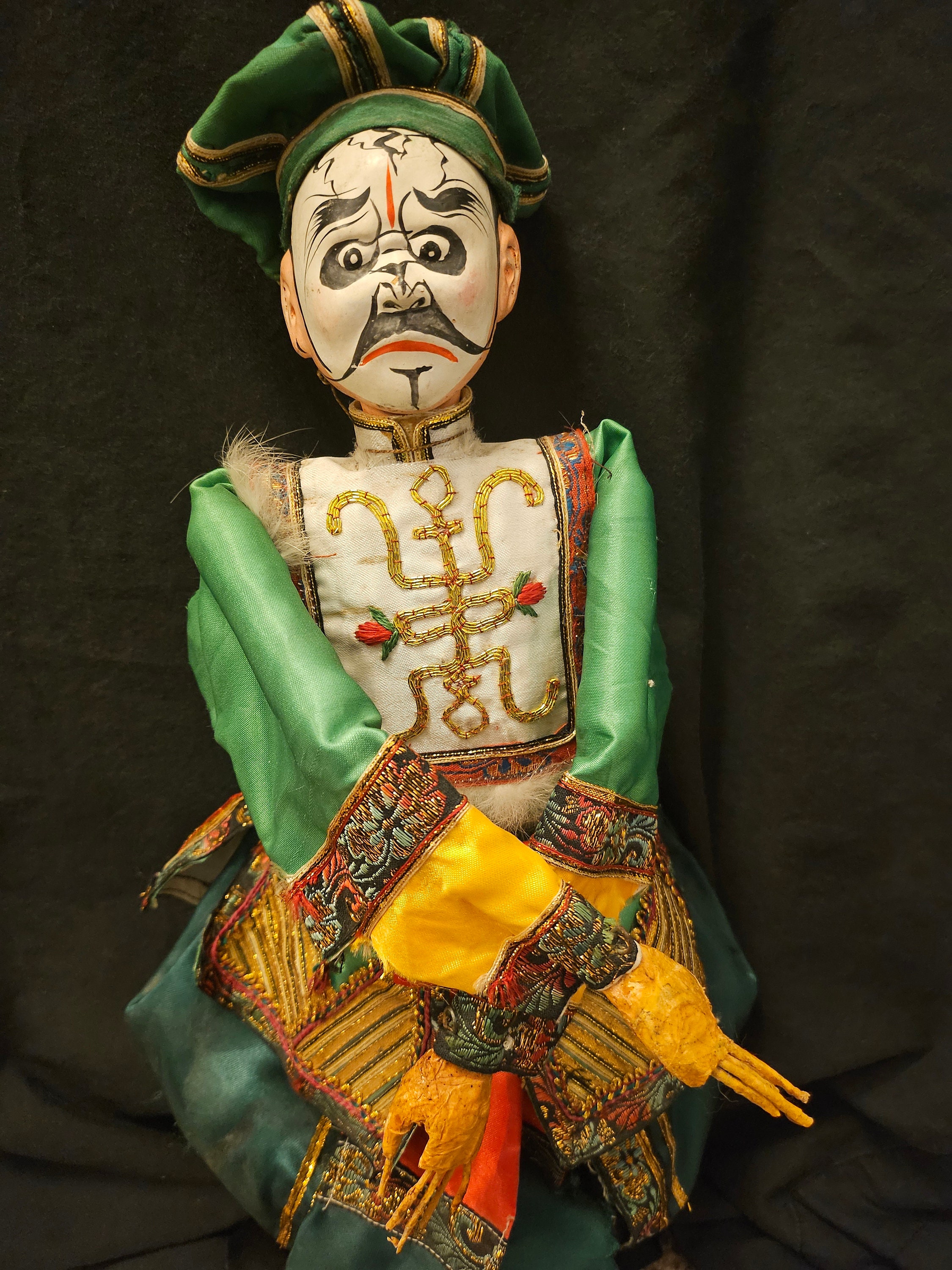 Rare Antique, Early 19th Century, Chinese Peking Opera Marionette Doll ...