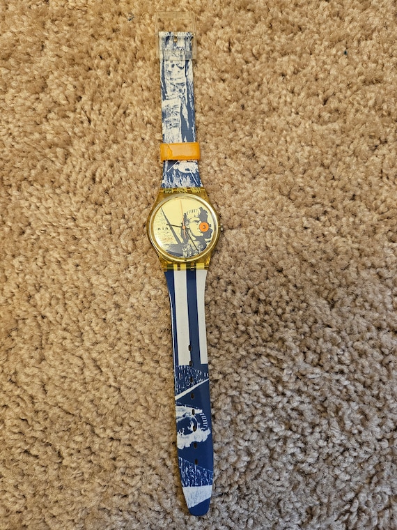 1991 Vintage Swatch- Amneris Sphinx Egypt Pyramid Wat… - Gem