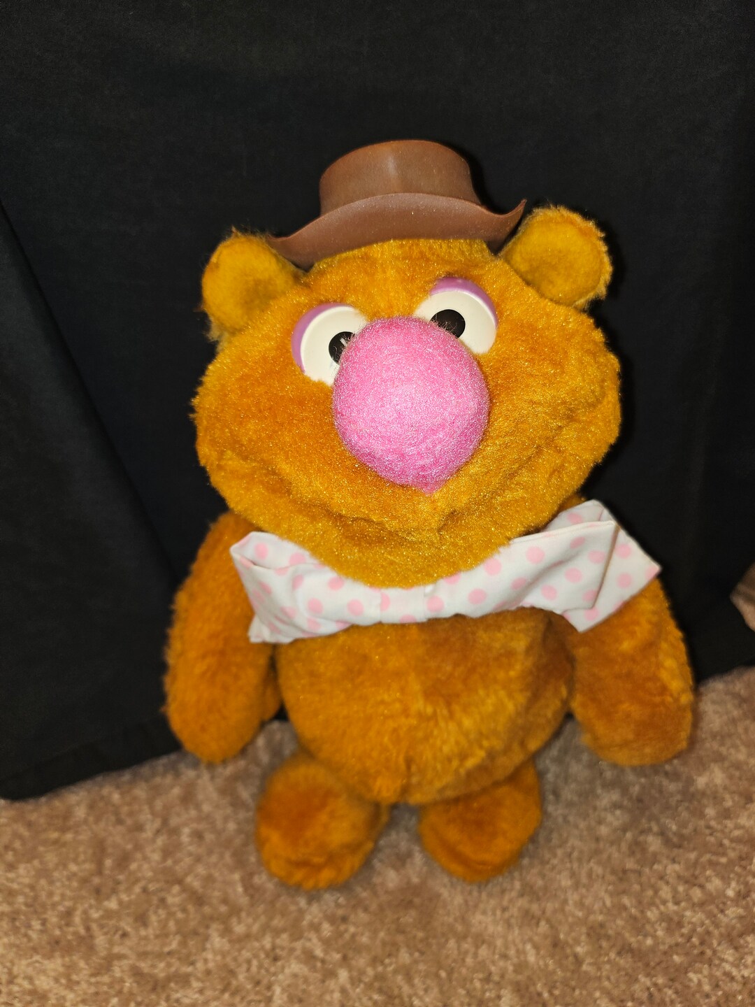 1976 Jim Hensons Muppets fozzie Bear Plush Toy, Vintage, Excellent ...