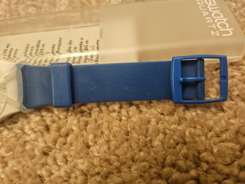 Mens 1980s Swatch Watch With Watch Guard, Pre-owned, Excellent ...