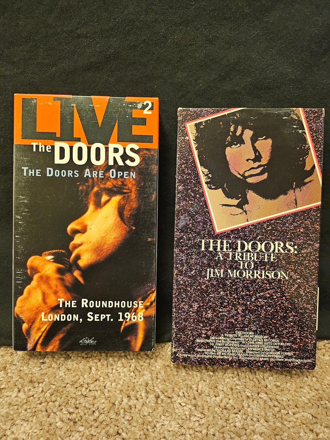 Set of 2 "the Doors Live" the Roadhouse London 1968 and "the Doors" A ...