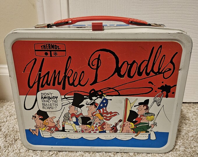 Rare Vintage 1977 Yankee Doodles Metal Lunchbox by Thermos, Collectible ...