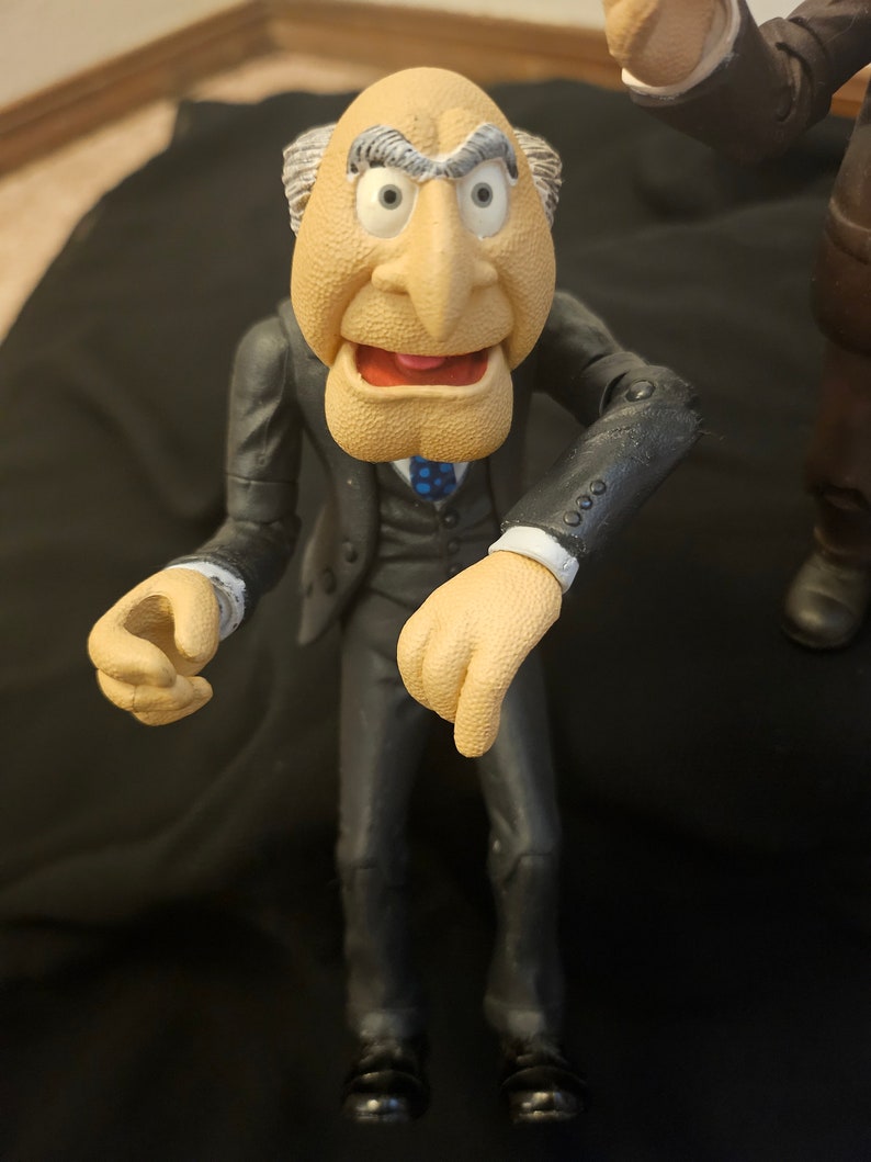 Jim Henson Muppets Action Figures, Miss Piggy, Kermit the Frog, Statler ...