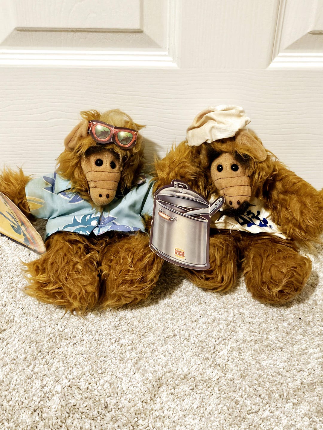 Burger King Alf Hand Puppets..1988 Vintage - Etsy