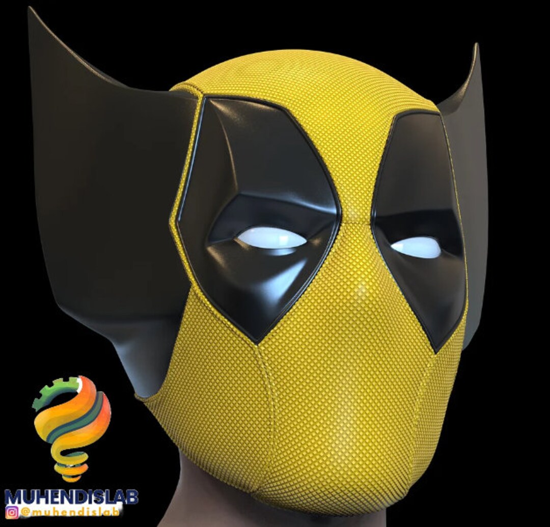 POOLVERİNE 3D MASK STL File Deadpool Wolverine Helmet - Etsy