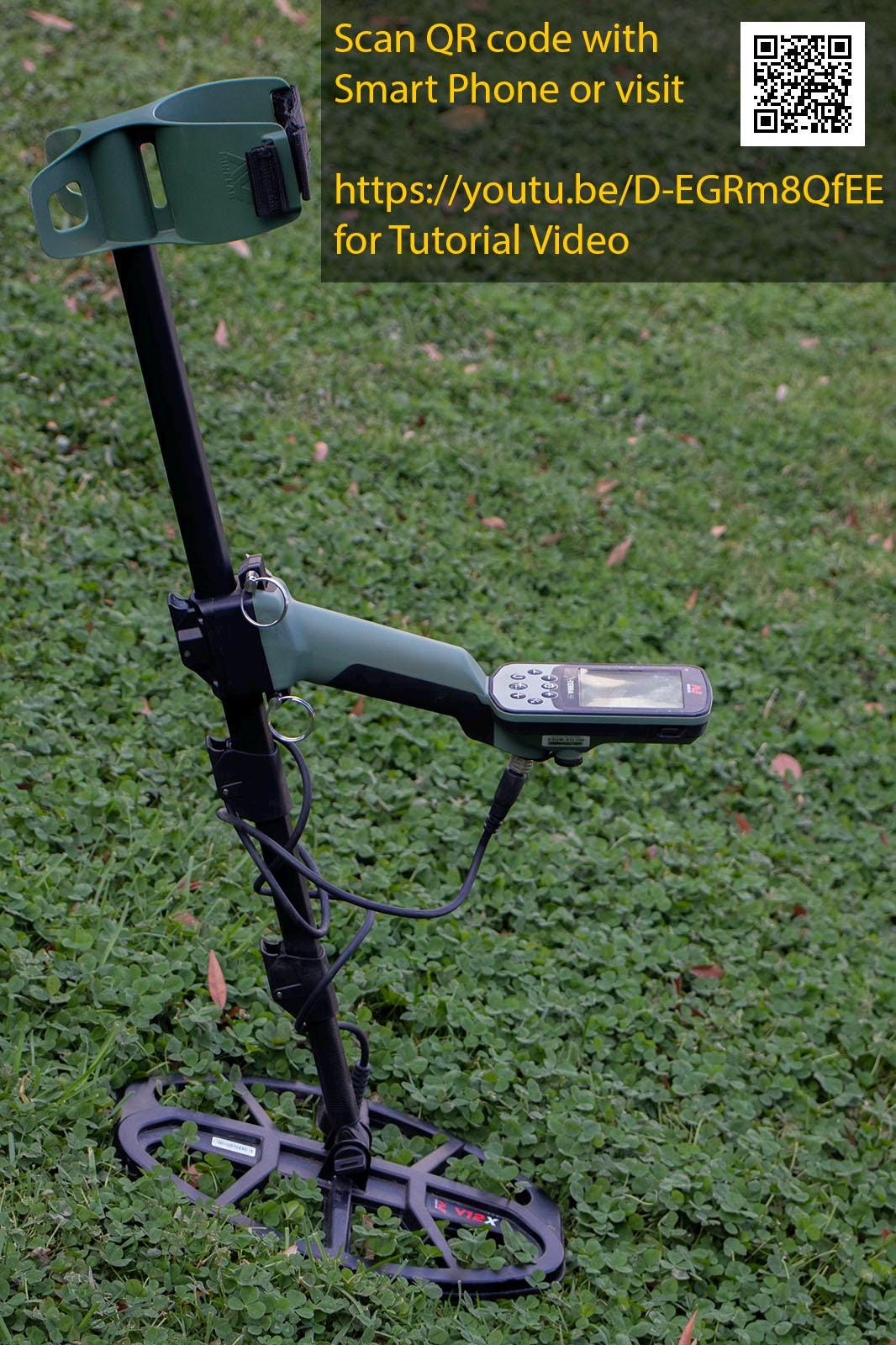 Folding, Hinged Control Mount for Minelab X-terra Pro and X-terra Elite ...