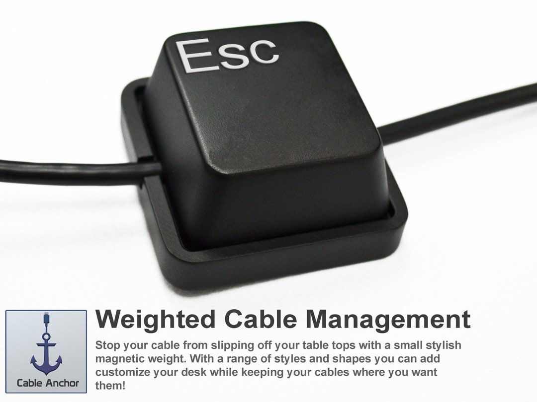 Cable Anchors: Stylish Cable Management to Organize Your Desk Cables ...