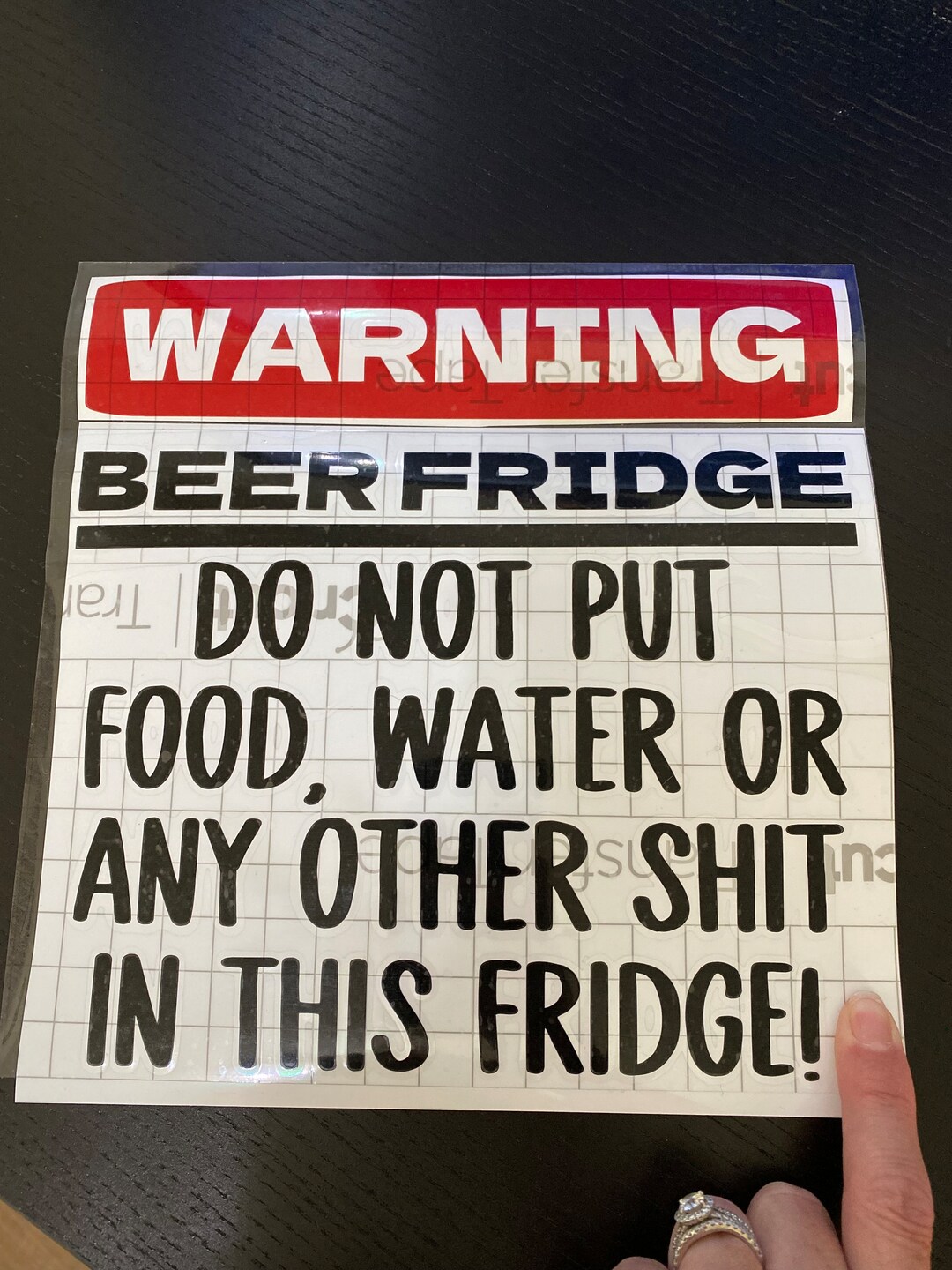 Beer Fridge Sticker - Etsy