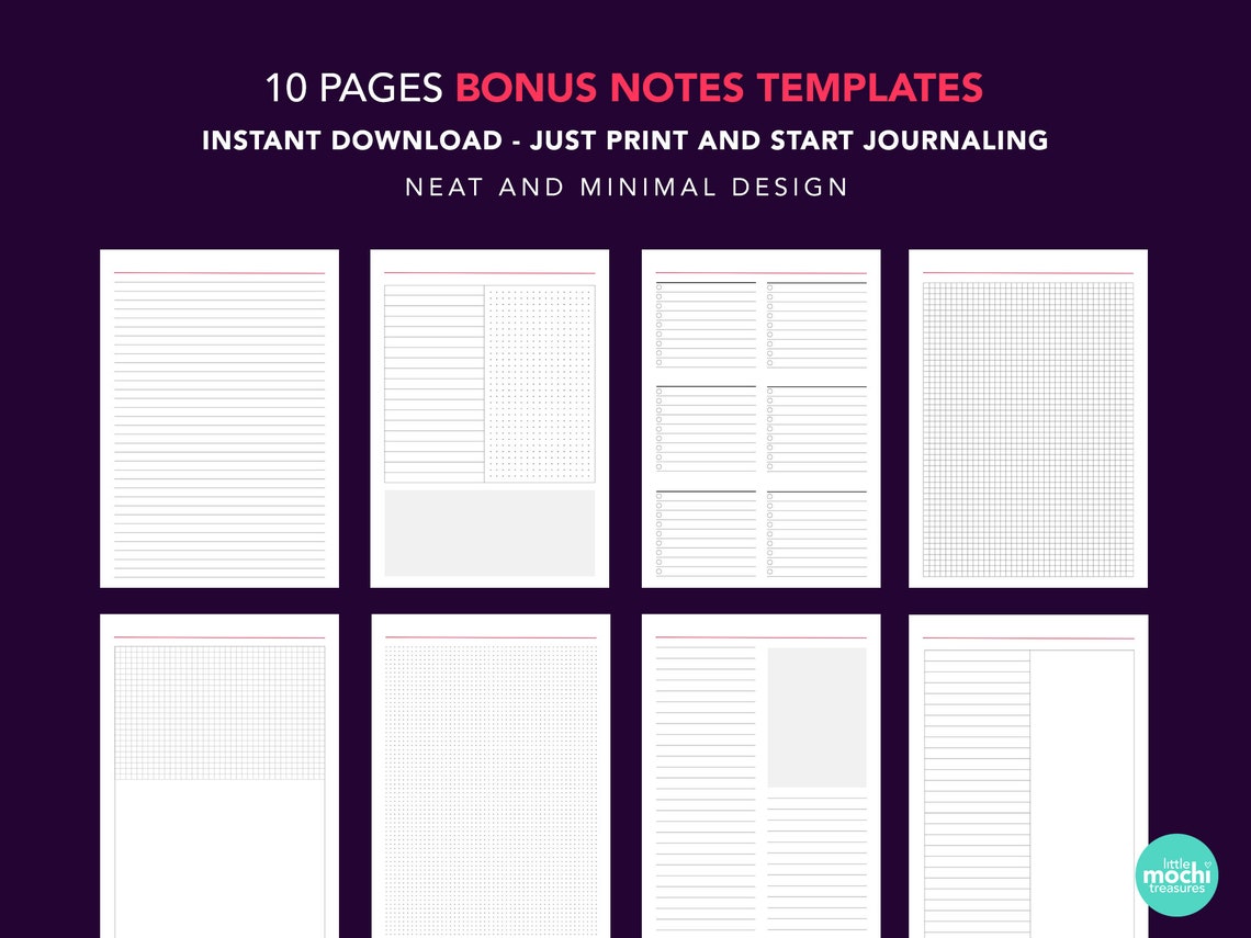 ADHD Planner Printable PDF Adhd Journal Instant Download PDF Goal ...