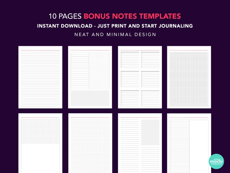 ADHD Planner Printable PDF Adhd Journal Instant Download PDF Goal ...